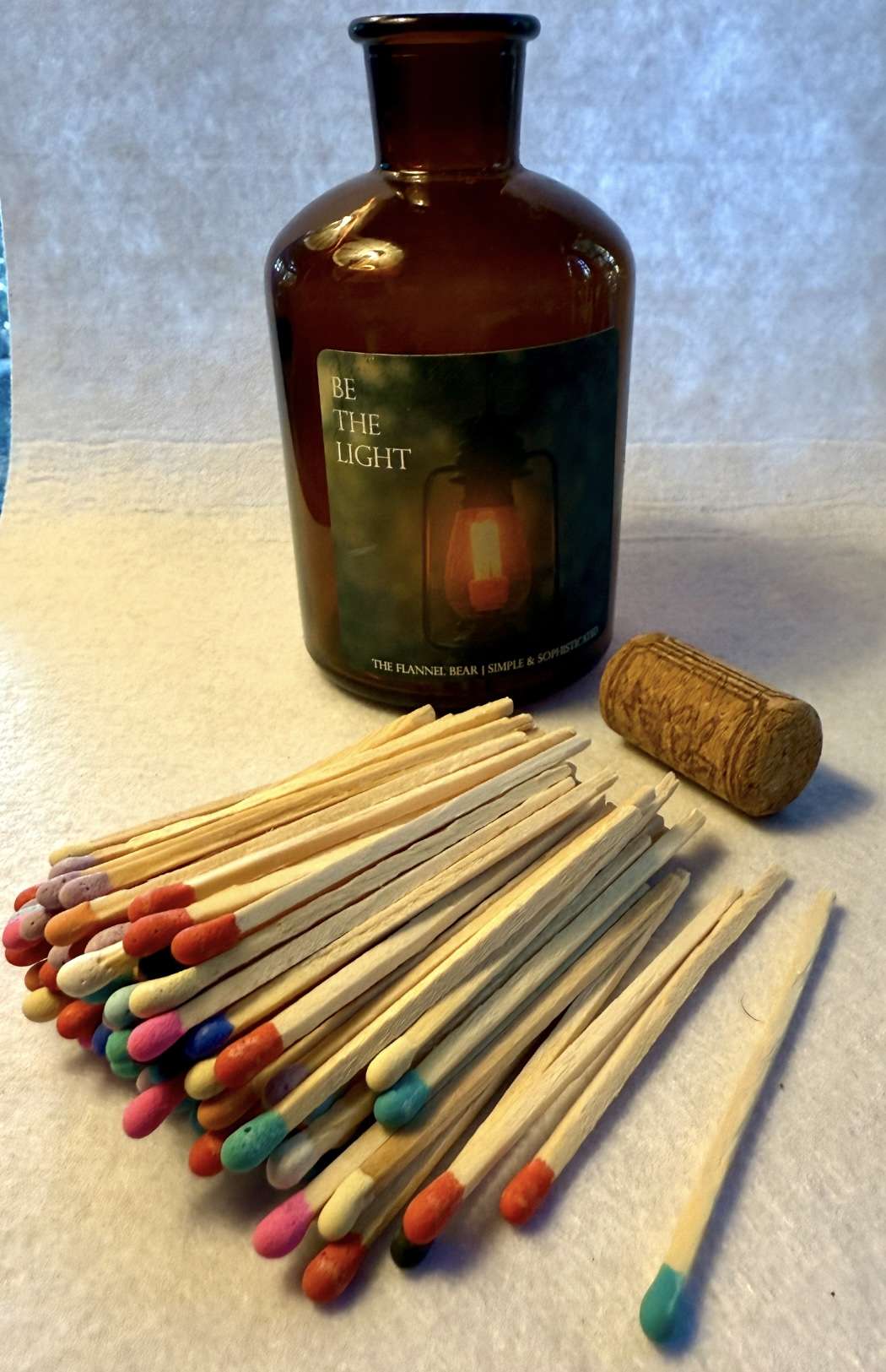 Vintage Apothecary Match Jar